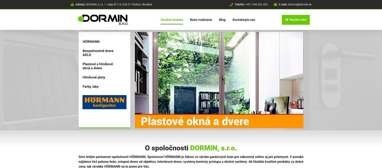 Bezpečnostne dvere ADLO – Dormin